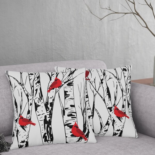 Cardinal Pillow - Etsy