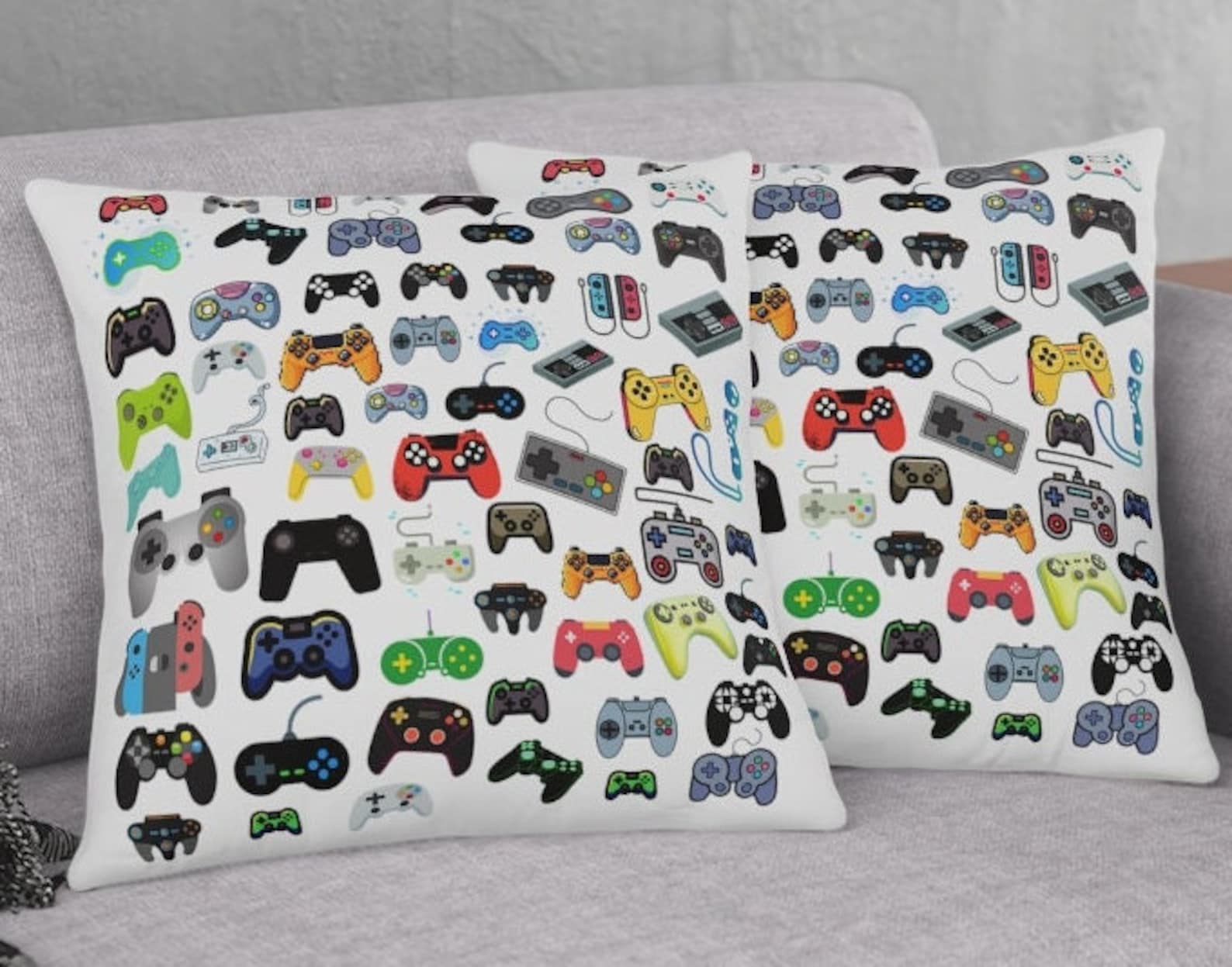 Game Controller Pillow Gamer Gift Video Game Room Decor Gaming - Etsy