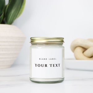 Customized Label Candle Create Your Own Candles Personalized Gifts ...