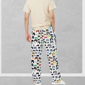 Game Controller Pajama Pants: Gamer Lounge Bottoms - Etsy