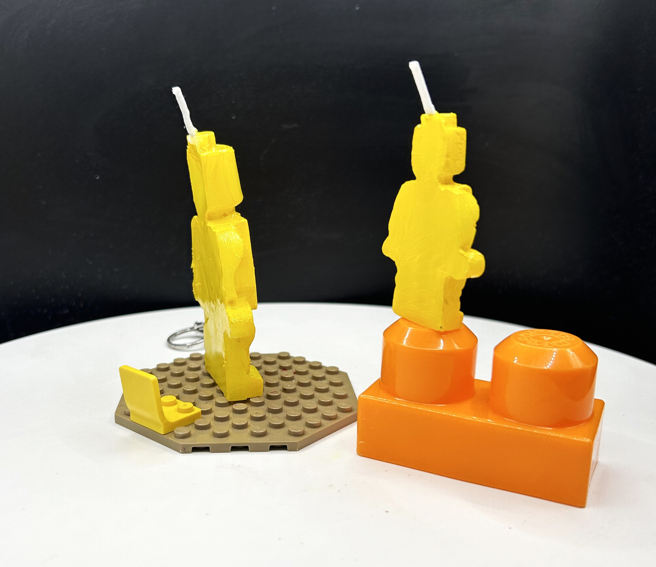Building Block Candles Boys Birthday Candles Builder Blocks Theme Robot ...