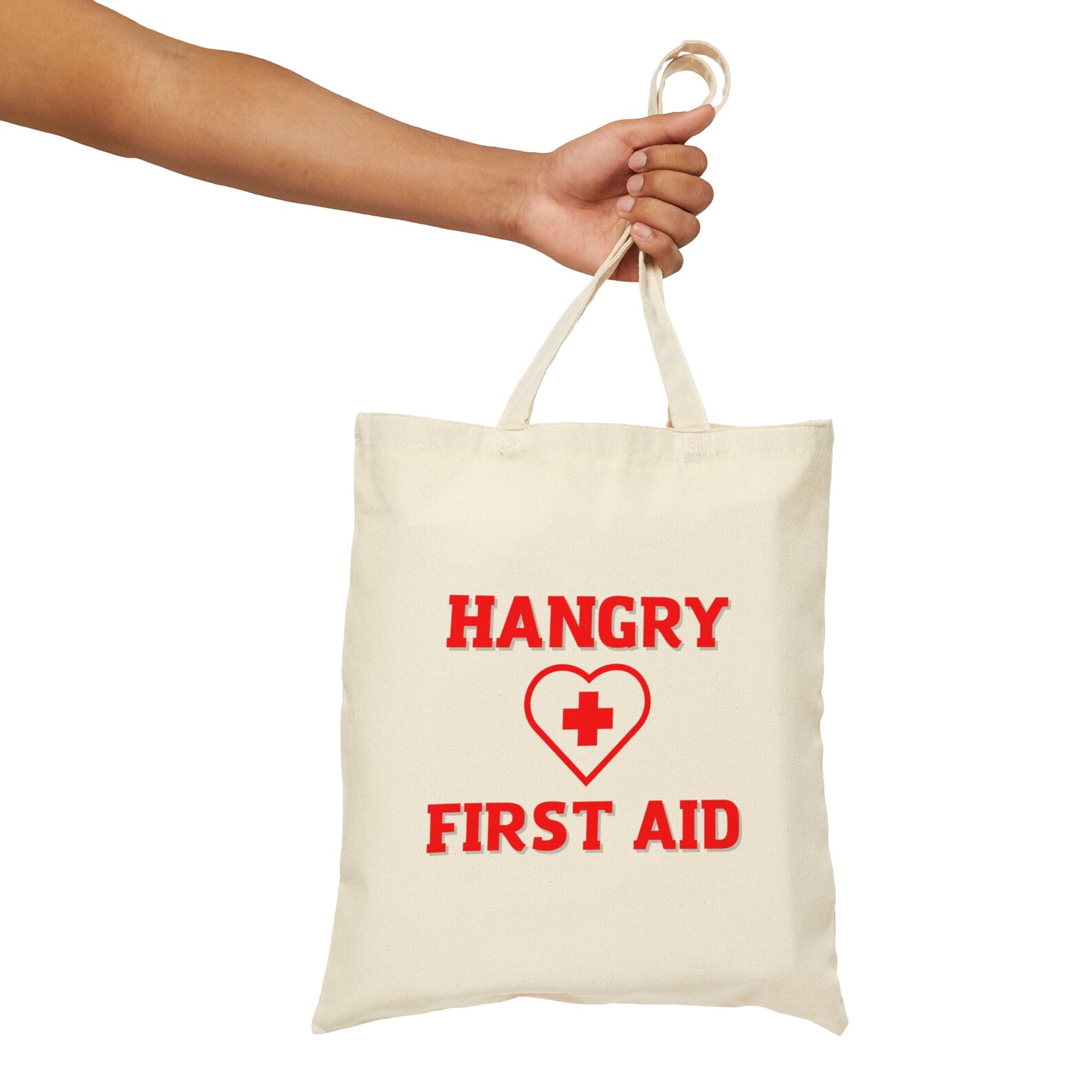 Hangry First Aid Canvas Tote Bag - Funny Snack Bag, Mom/teacher Gift - Etsy