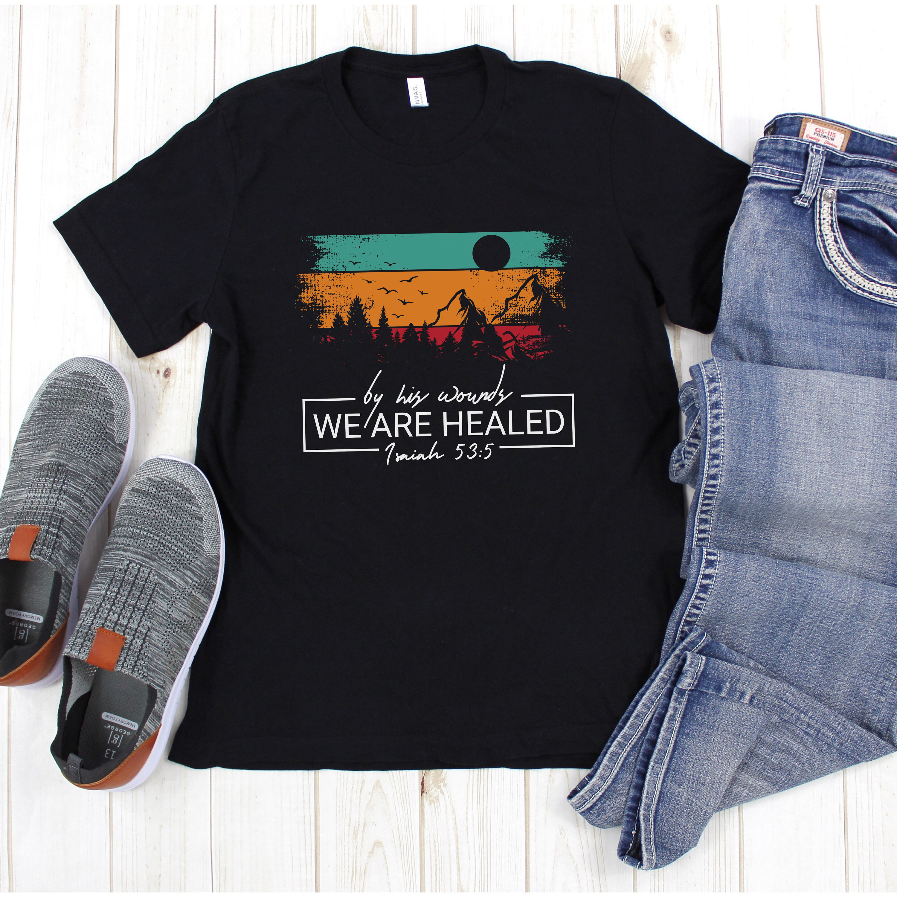 Retro Christian T-shirt: Inspirational Bible Verse Graphic Tee - Etsy