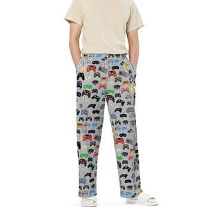 Game Controller Pajama Pants: Gamer Lounge Bottoms - Etsy