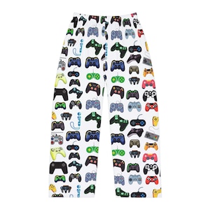 Men's Game Controller Pajama Pants: Gamer Sleep Bottoms - Etsy