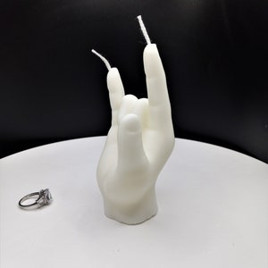 Love Hand Symbol Candle-3d Hand Candle-hand Gesture Candle-realistic ...