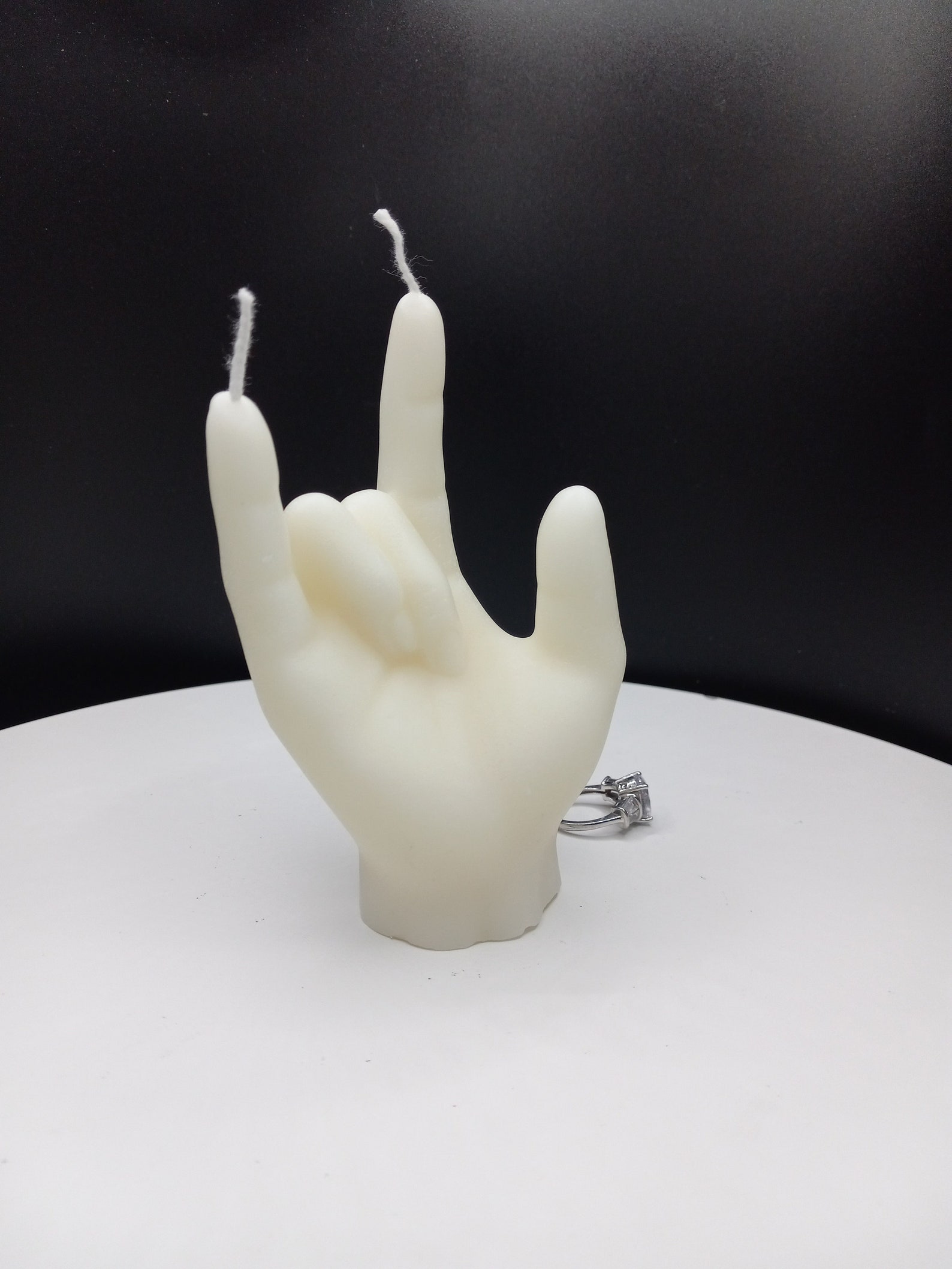 Love Hand Symbol Candle-3d Hand Candle-hand Gesture | Etsy