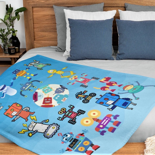 Robot Bedding - Etsy