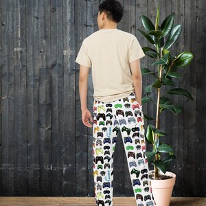 Men's Game Controller Pajama Pants: Gamer Sleep Bottoms - Etsy