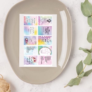 Digital Bible Verse Sticker Bundle Religious Quote Stickers Christian ...