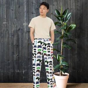 Men's Game Controller Pajama Pants: Gamer Sleep Bottoms - Etsy