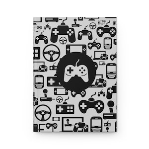Video Game Notebook Gamer Gift Game Room Décor School Supplies College ...