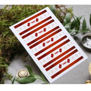 TNT Printable Candy Wrapper Gamer Party-instant Download Pdf Jpg and ...