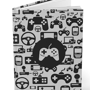 Video Game Notebook Gamer Gift Game Room Décor School Supplies College ...