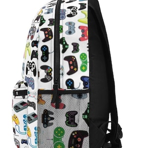 Custom Video Game Backpack Controller Personalized Backpacks Gamer Gift ...