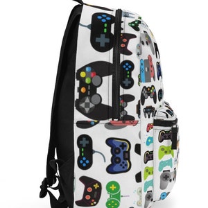 Video Game Controller Backpack: Gamer School Book Bag - Etsy