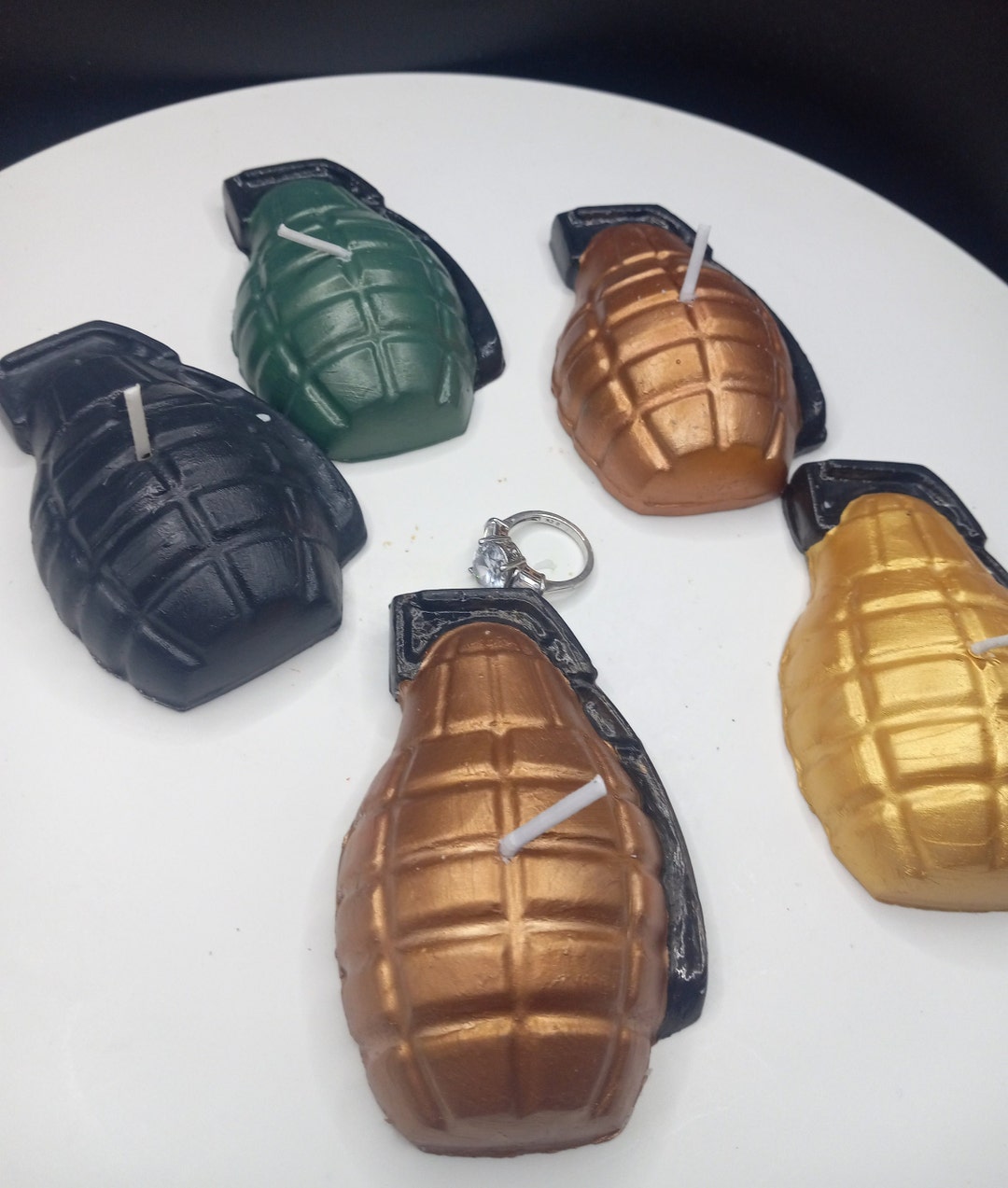 Grenade Candle Video Game Birthday Cake Topper Candls Gamer Gift ...