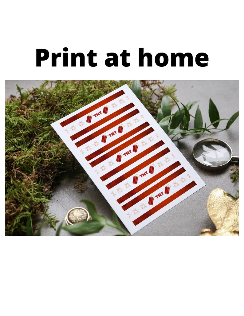 TNT Printable Candy Wrapper Gamer Party-instant Download Pdf - Etsy