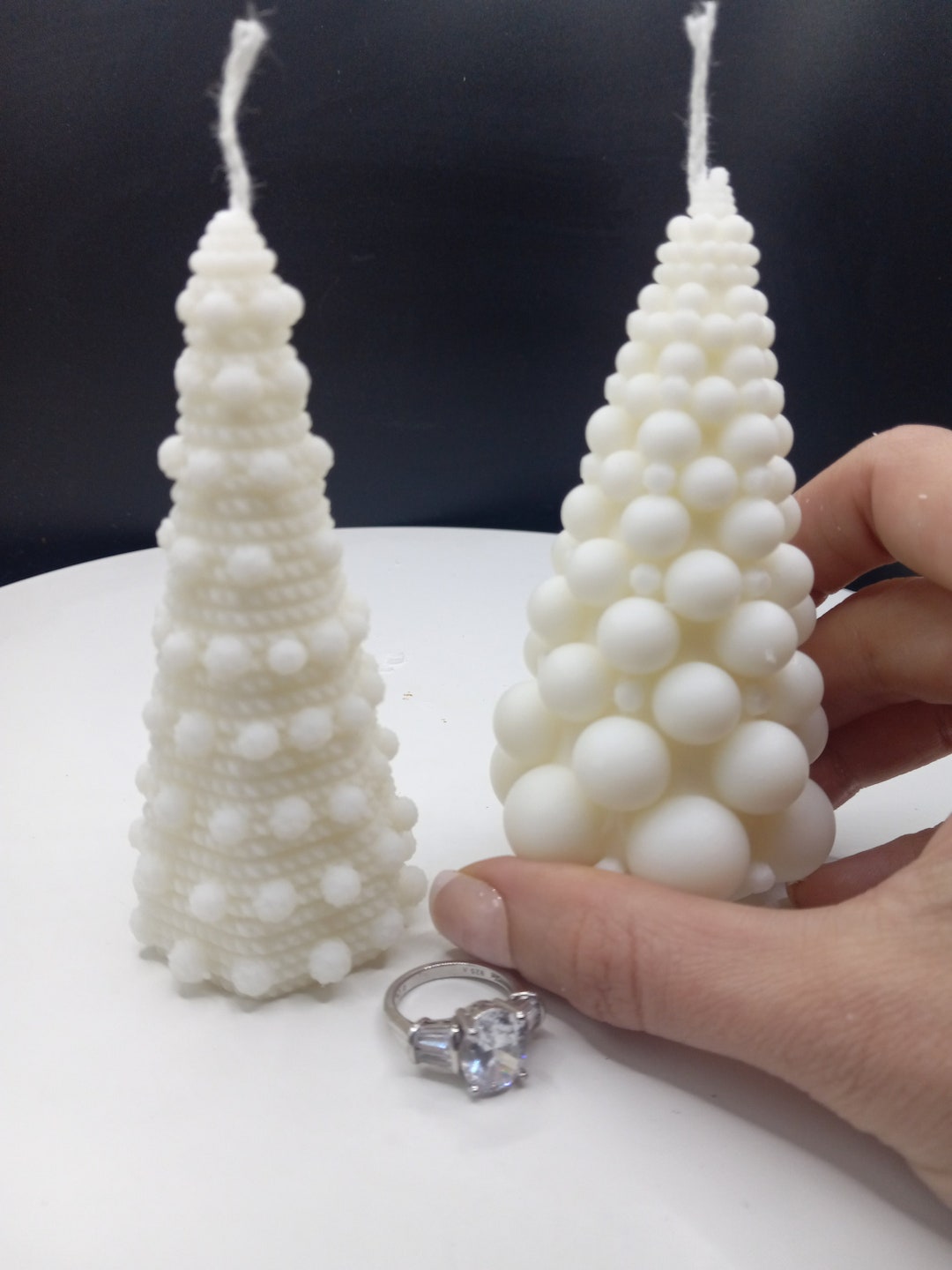 Christmas Tree Candles Tree Shaped Candle Christmas Gift - Etsy