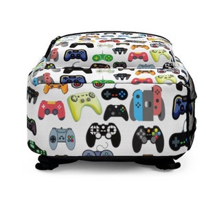 Video Game Controller Backpack: Gamer School Book Bag - Etsy