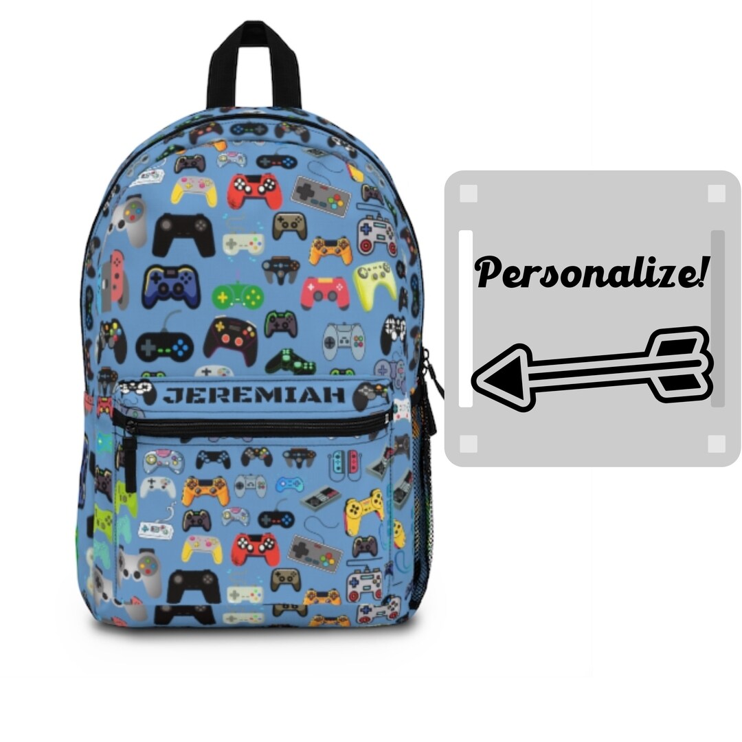 Custom Video Game Backpack Controller Personalized Backpacks - Etsy