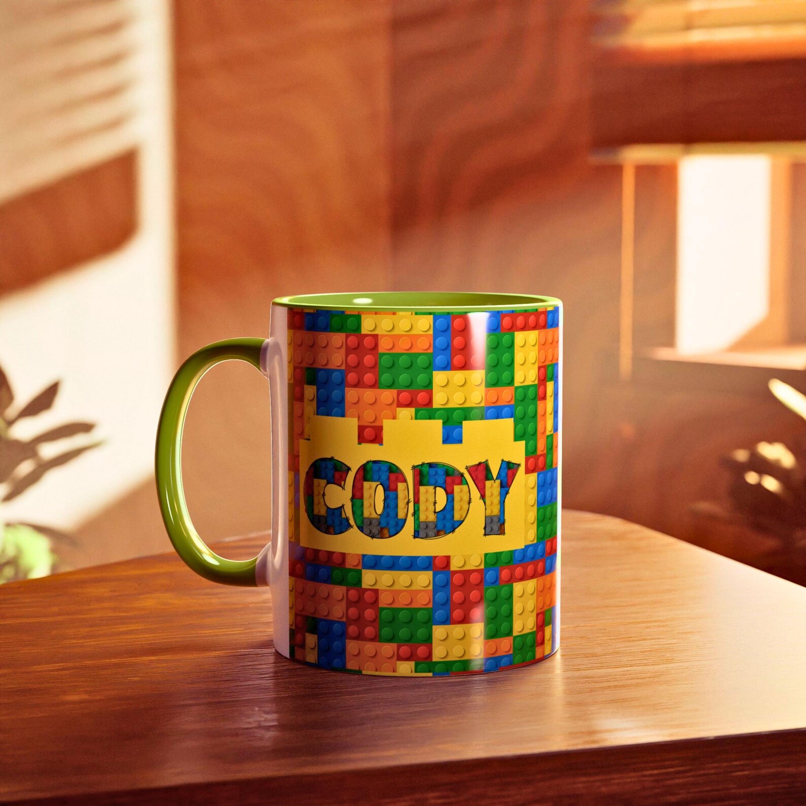 Personalized Building Block Mug: Custom Name Gift for Kids - Etsy