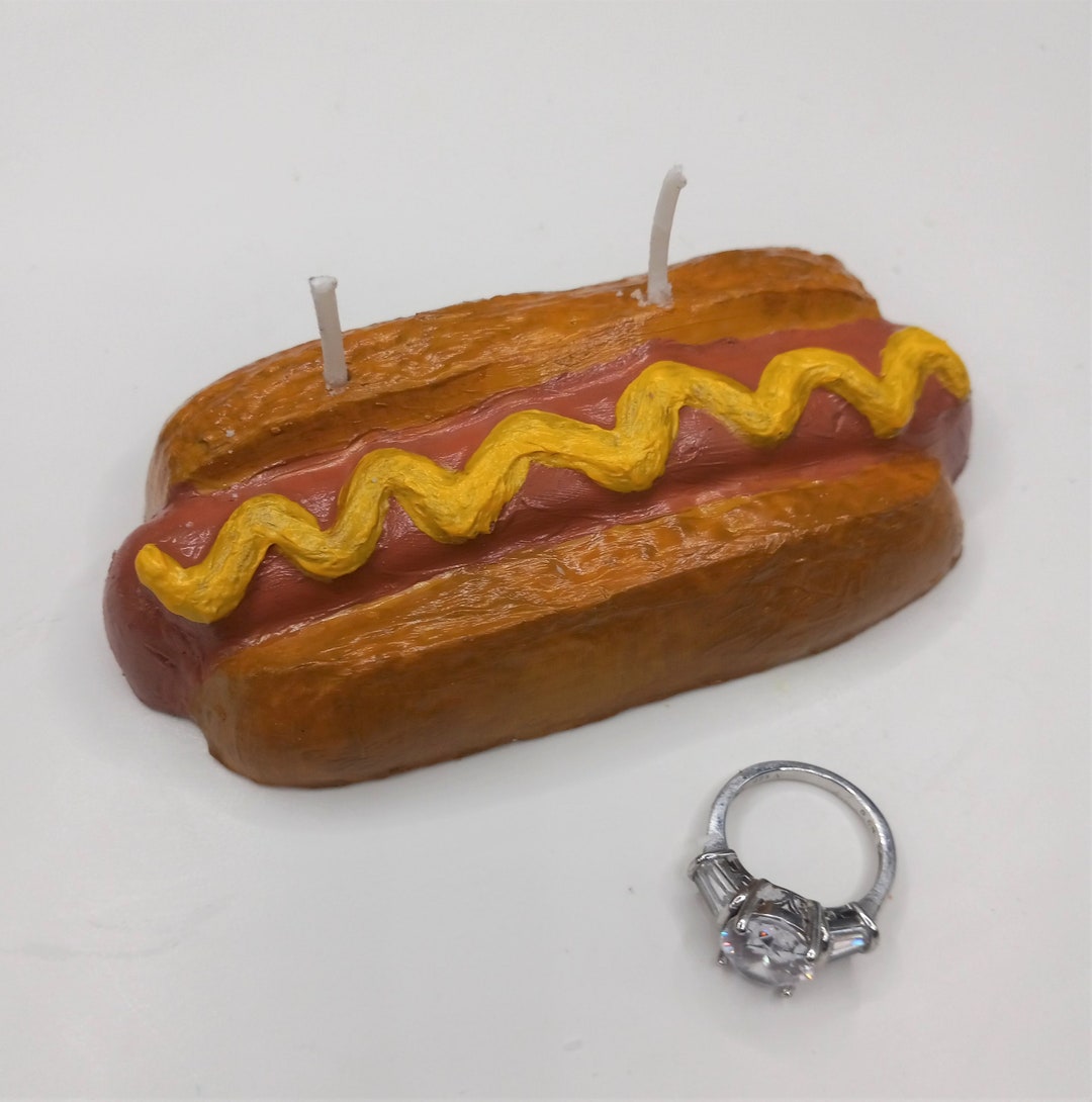 Hotdog Candle Toast and Egg Candle Fake Food Candles Bread Candles Eggs ...