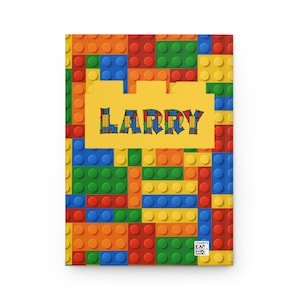 Personalized Building Block Notebook: Kids Hardcover Journal - Etsy