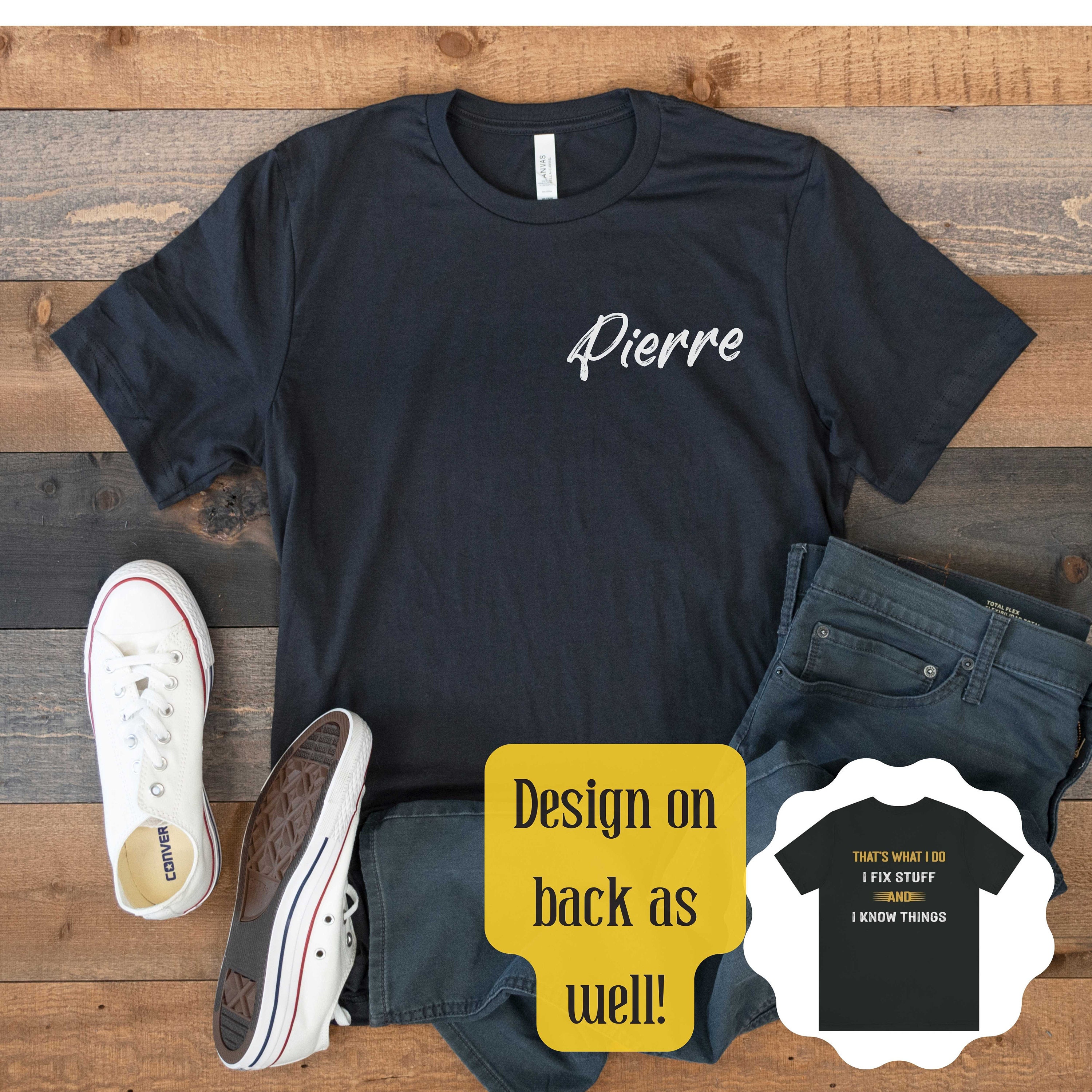Personalized Name Handyman Shirt Funny Shirts for Him Dad Shirt I Fix ...