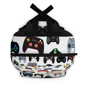 Video Game Controller Backpack: Gamer School Book Bag - Etsy