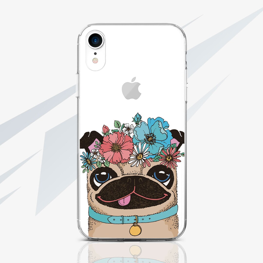 Pug iPhone XR Case Dog Case for Samsung Galaxy S8 Case Puppy - Etsy