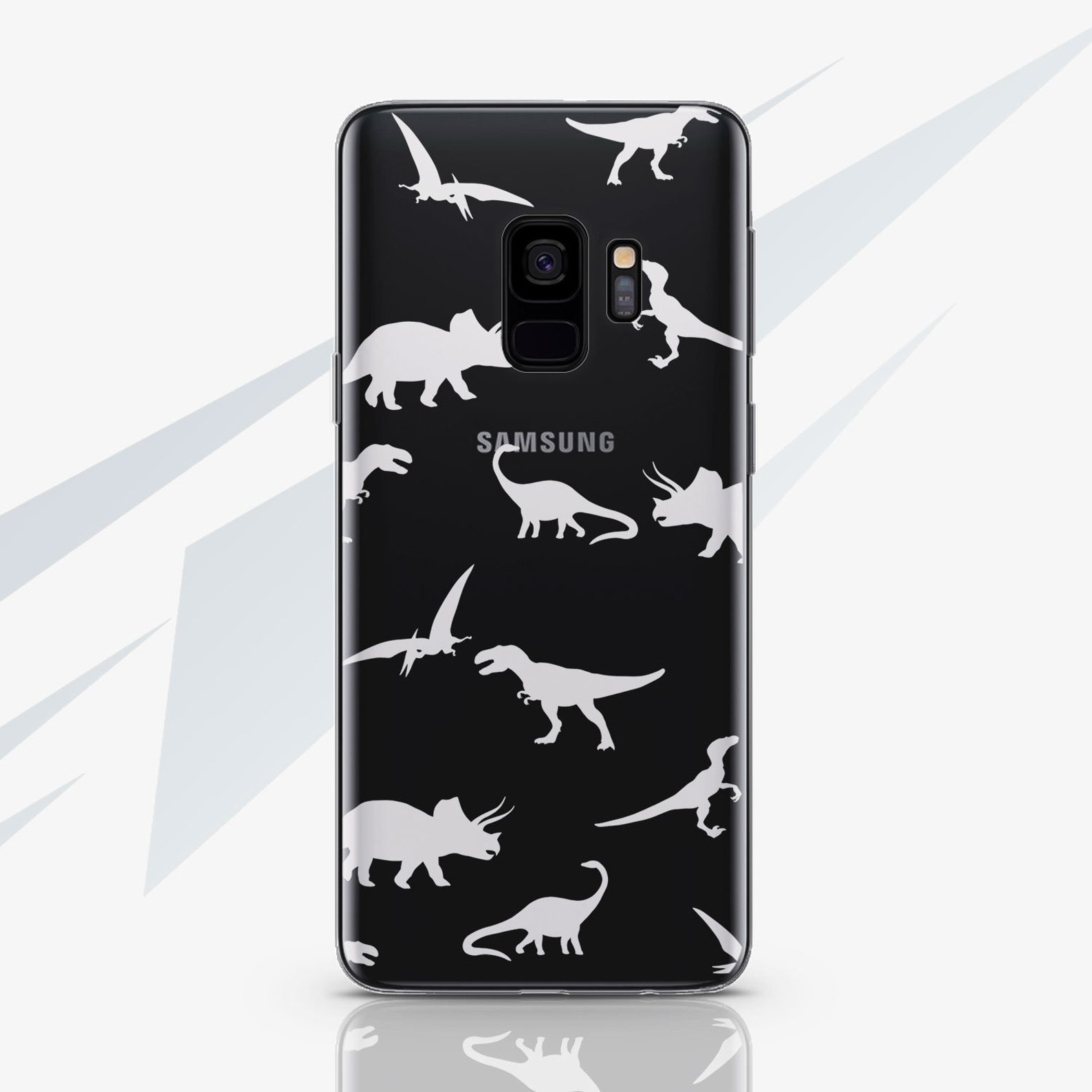 Dinosaur Phone Case Iphone 7 Case Transparent Case Rubber - Etsy