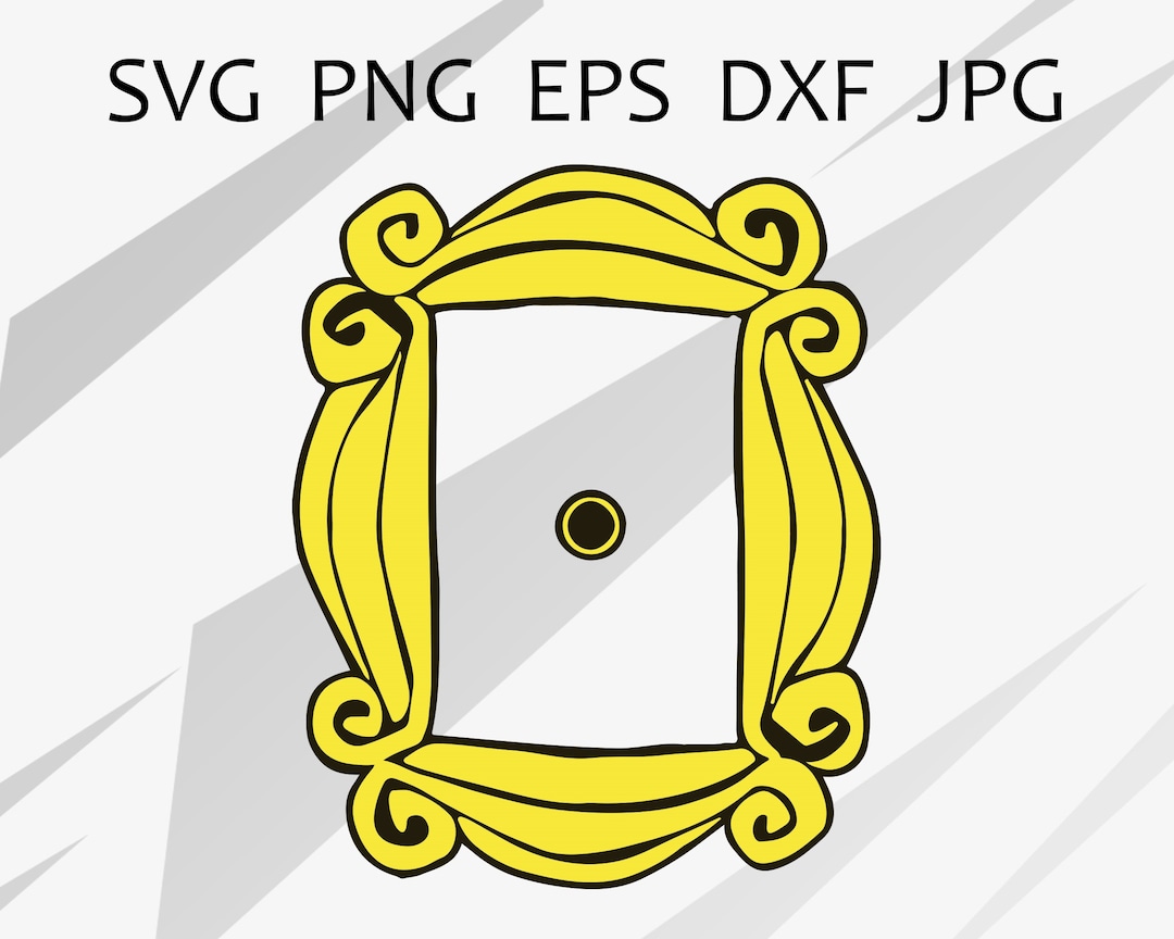 Friends Door Image Svg Friend TV Show Eps Vector Download Files Monica ...