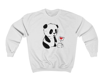 Panda sweater | Etsy