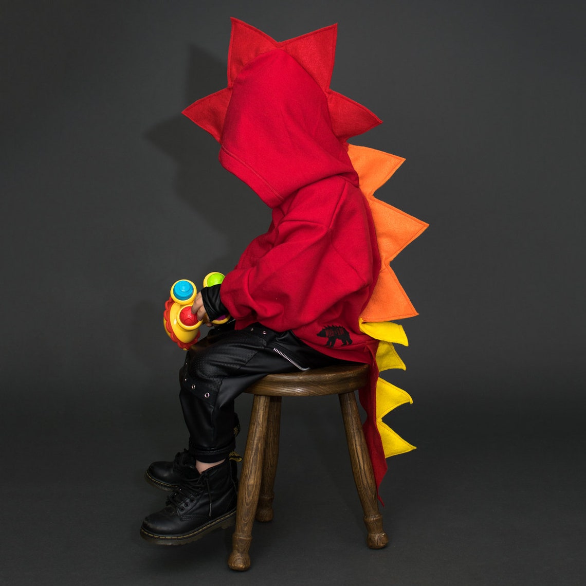 Kids Halloween Costume, Fire Dragon Costume, Red Dragon Costume ...