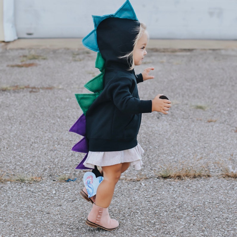 Girl Dinosaur Costume Mermaid Tail Purple Dinosaur - Etsy