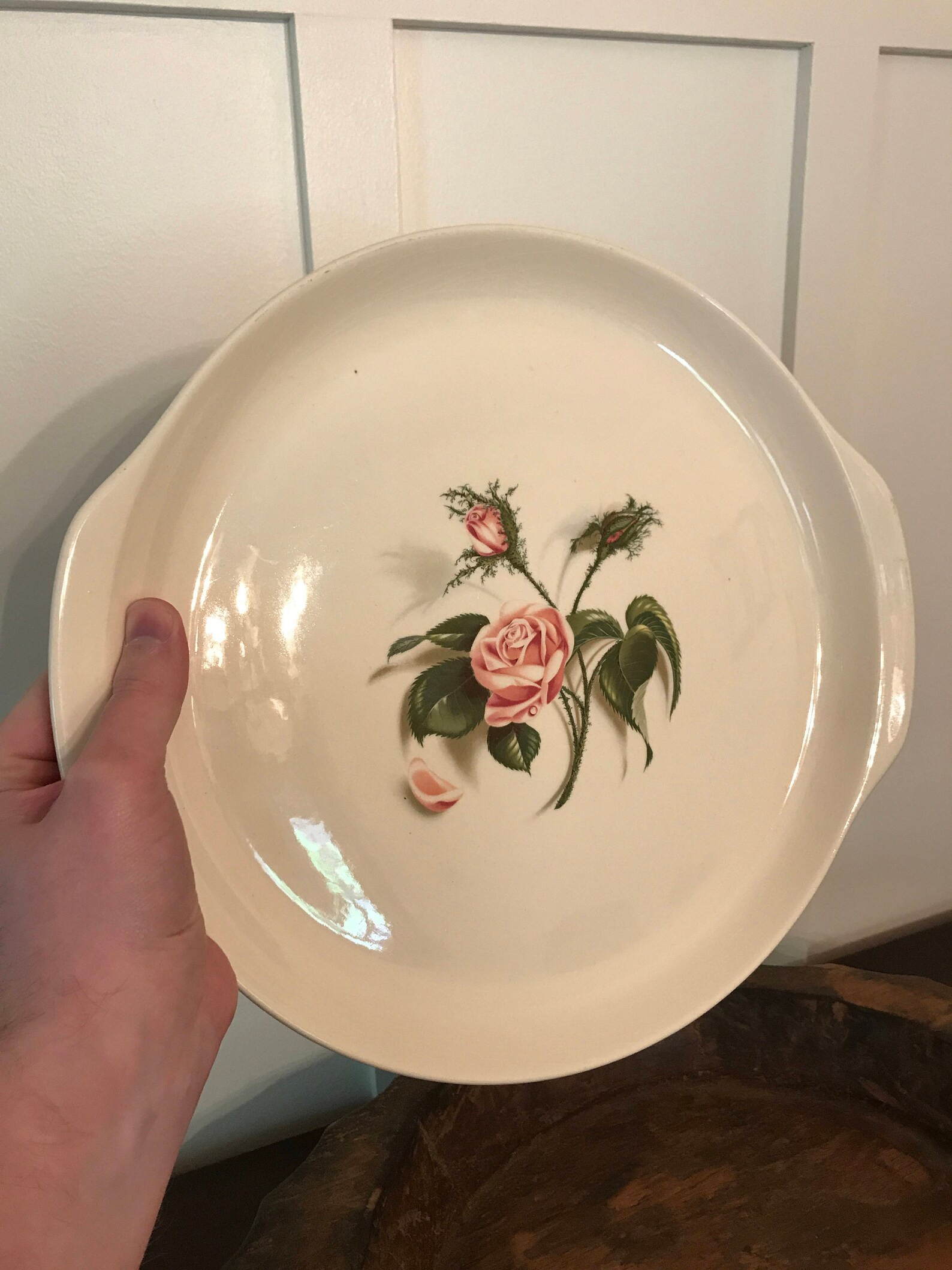 Vintage Universal China Ballerina Rose Pattern 13 Inch by 12 | Etsy