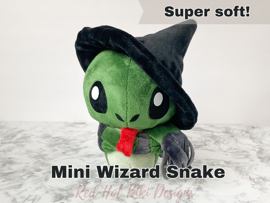 Wizard Snake Plush Chibi Animals Super Soft Minky Plush Chibi ...