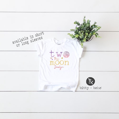 Two the Moon Banner / Two the Moon / 2nd Birthday / Two Banner - Etsy