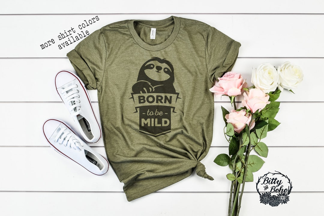 Cute Sloth Shirt, Funny Sloth T-shirt, Funny Graphic Tees for Women ...