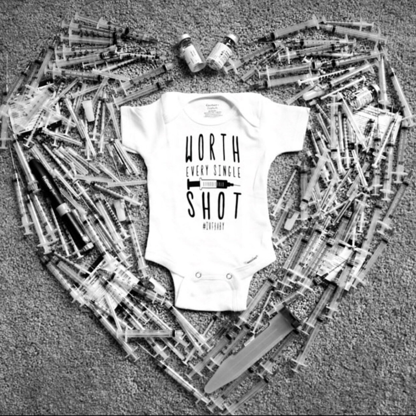 IVF Onesie® Worth Every Shot Onesie IVF Shirt Worth the - Etsy
