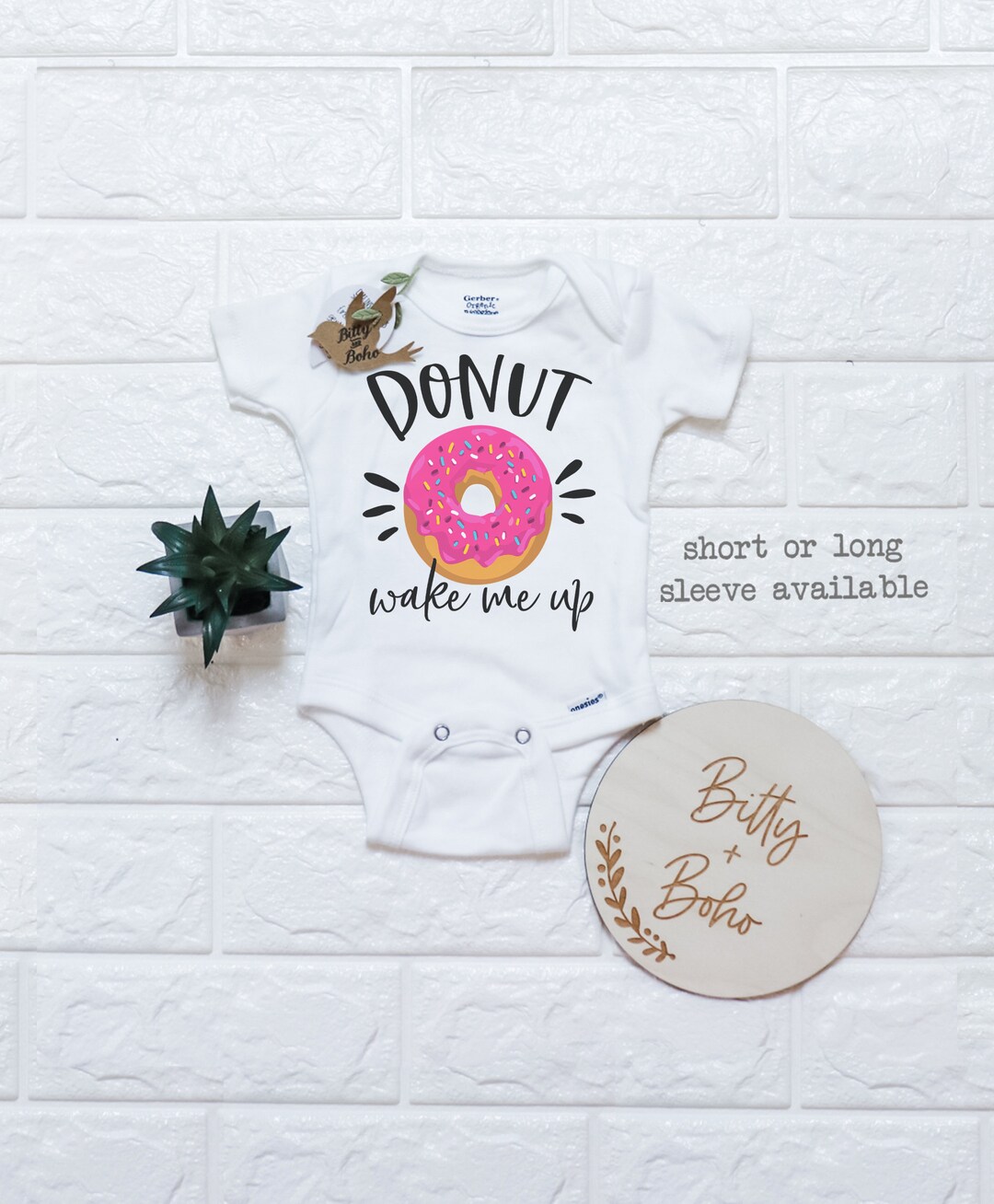 Funny Donut Onesie® Donut Wake Me Up Donut Shirt Baby - Etsy
