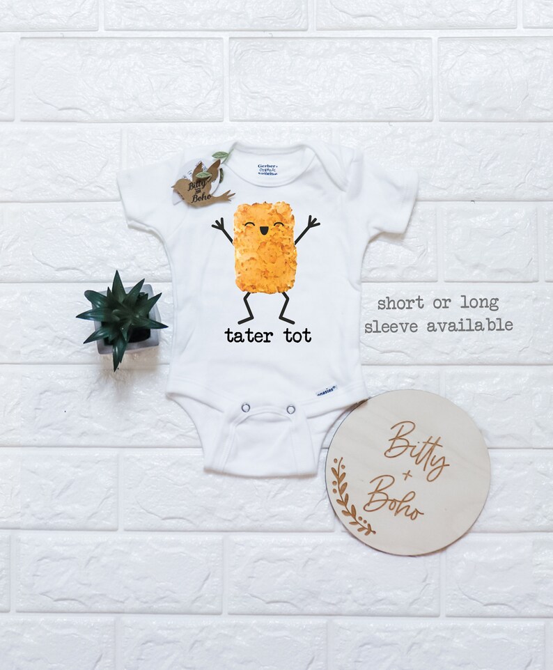Tater Tot Baby Onesie® Hipster Baby Bodysuit Funny Baby - Etsy