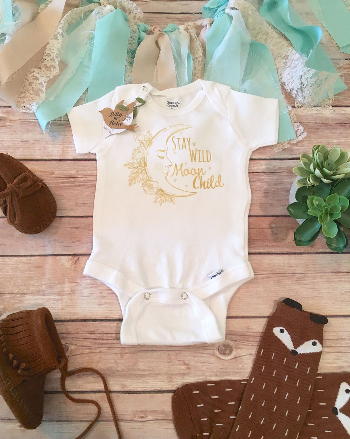 Stay Wild Moon Child Onesie®, Baby Shower Gift, Take Home Outfit ...