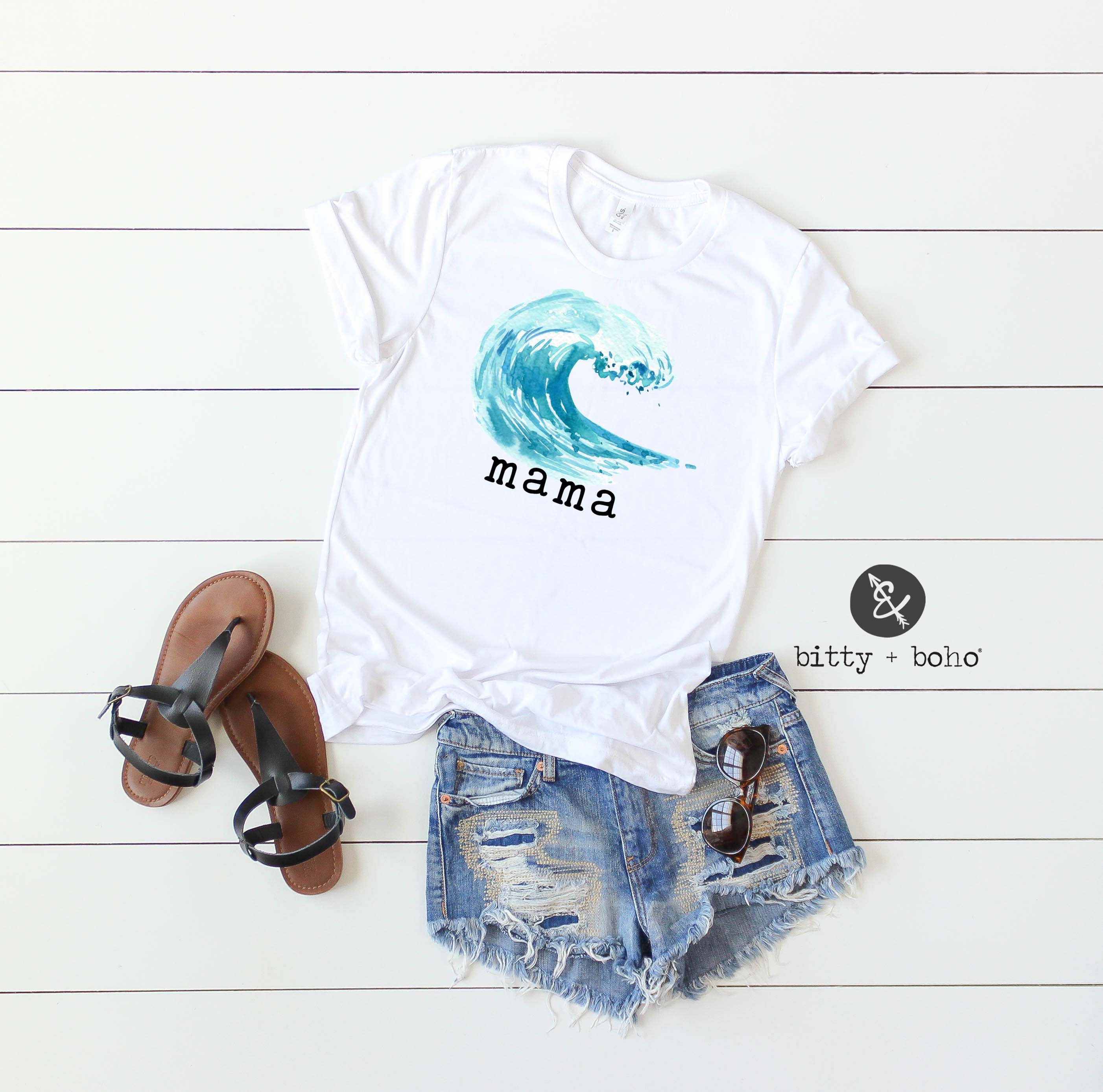 The Big One First Birthday Mama Wave Shirt Matching Birthday | Etsy