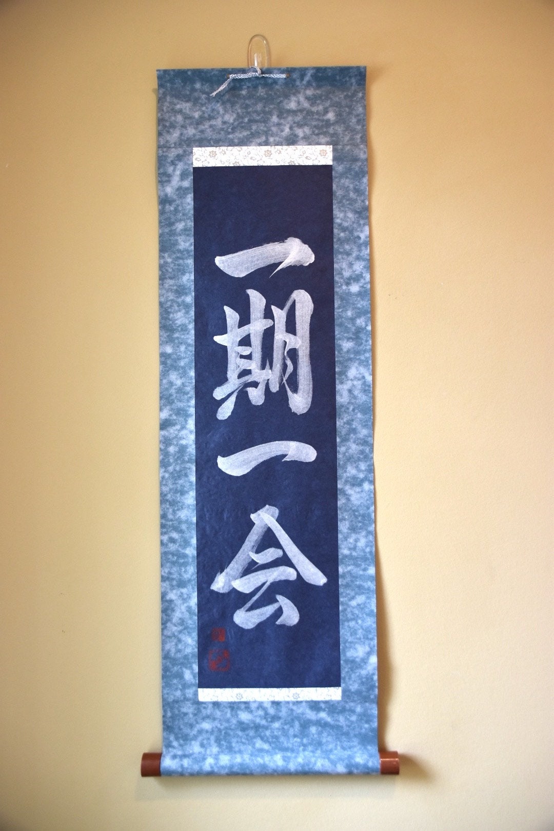 Japanese Shodo Calligraphy Art Ichigo Ichie One Chance One Meeting ...