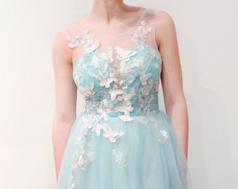 Icy Blue Dress - Etsy