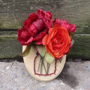 Mini String Art Artificial Flower Pot Wall Decor - Etsy
