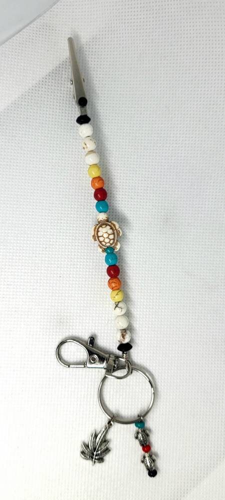 Handmade Sea Turtle Fade ATM Card Clip / Multi-use Keychain - Etsy