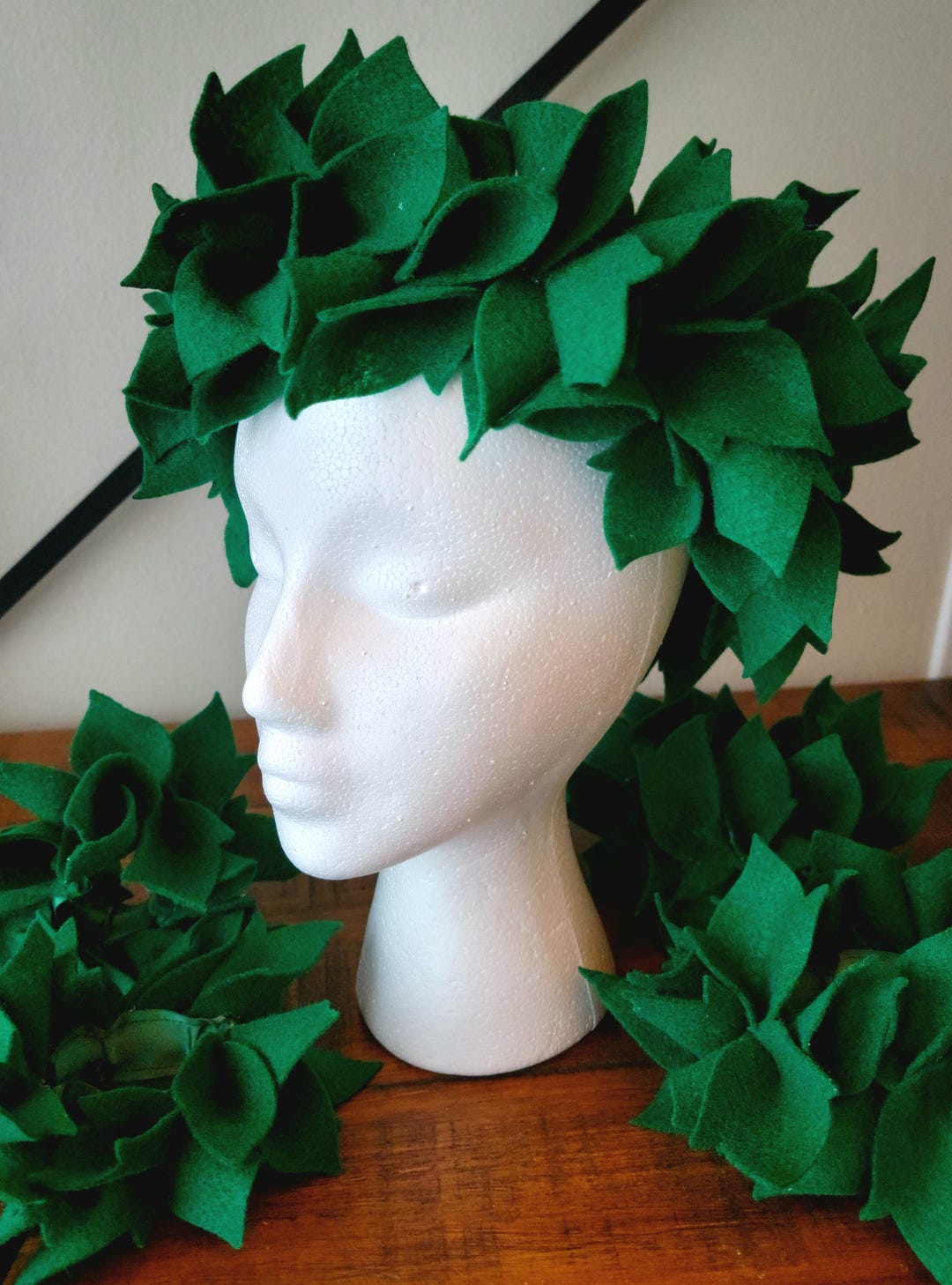 Lilo Crown, Bracelet and Anklet Set, Felt Leaf Crown, Tree Headband ...